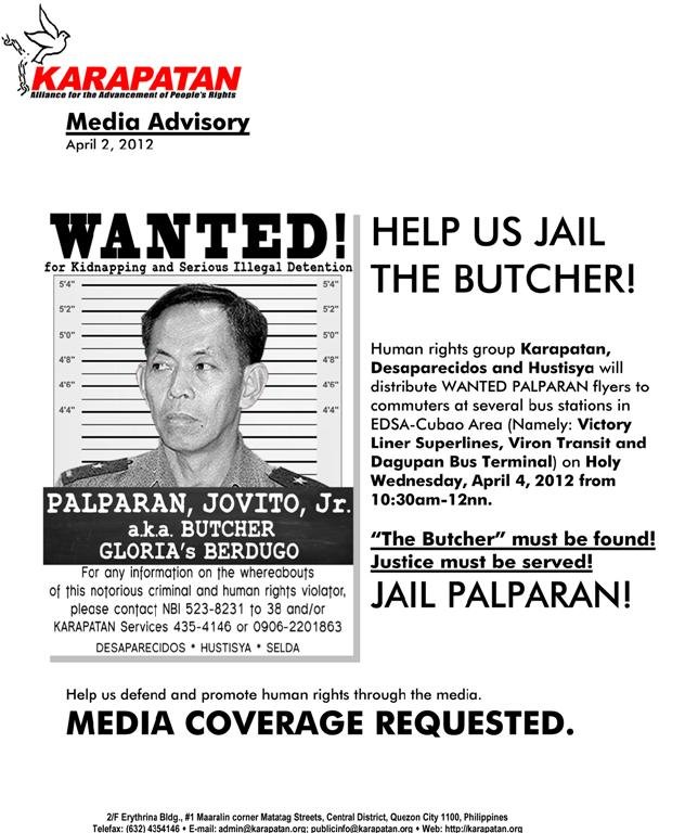 The importance of arresting retired general Jovito Palparan Jr ...