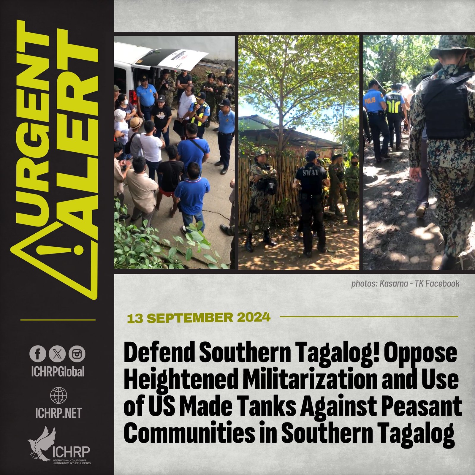 Defend Southern Tagalog! Oppose Heightened Militarization and Use of US ...